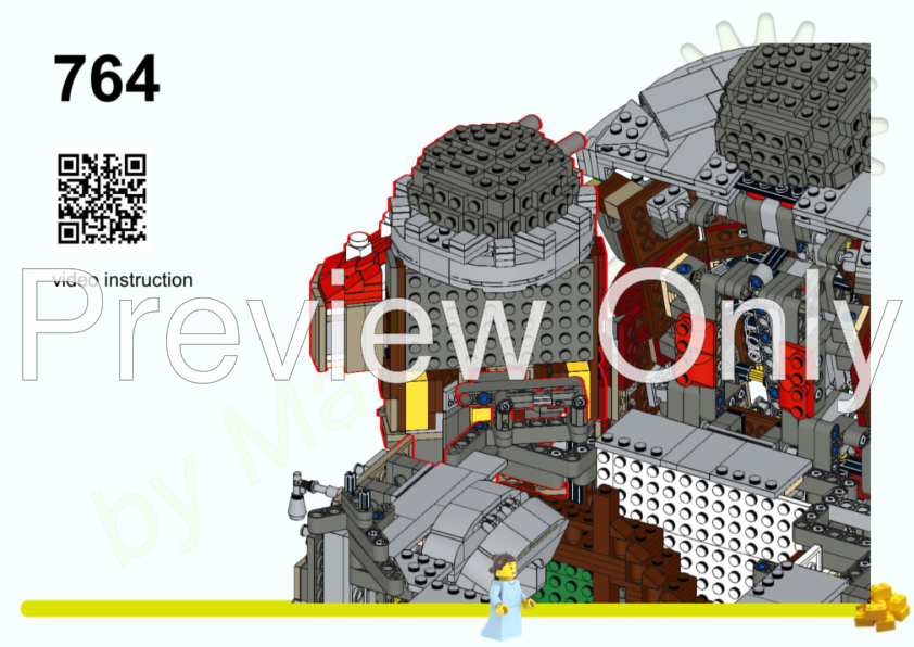 LEGO MOC Howl's moving castle by MaverickBrick | Rebrickable - Build ...
