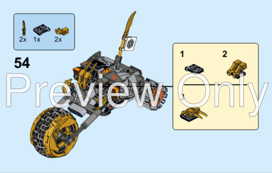 LEGO MOC-188028 70672-2: Cole's Rock Chopper by SecondBricks ...
