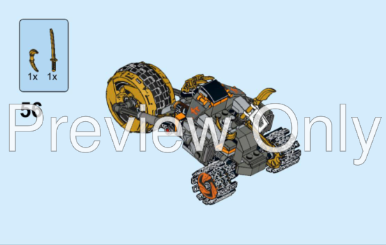 LEGO MOC-188028 70672-2: Cole's Rock Chopper by SecondBricks ...