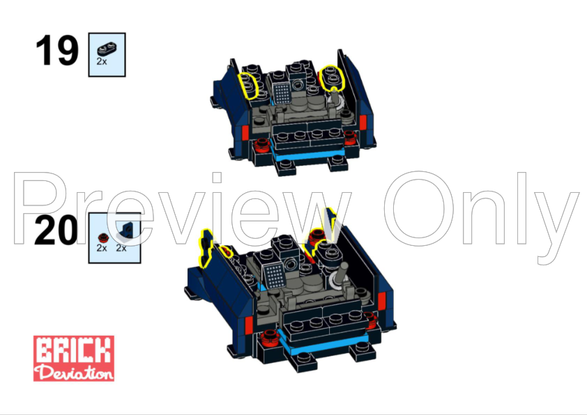 LEGO MOC Ford Mustang Gen3 V8 Supercar by Brick Deviation | Rebrickable ...