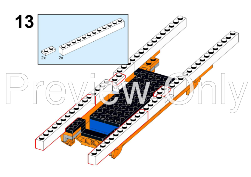 Lego Moc Tgv Sud Est Locomotive Horizon Express 10233 Moc By Bedwell