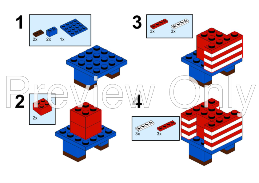 LEGO MOC-188185 Where's Waldo ? / Où est Charlie ? BrickHeadz by LP14 ...