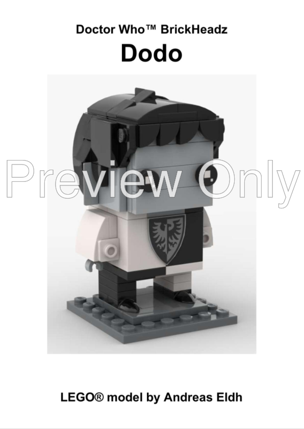 LEGO MOC Doctor Who: Dodo by Andreas_Eldh | Rebrickable - Build with LEGO