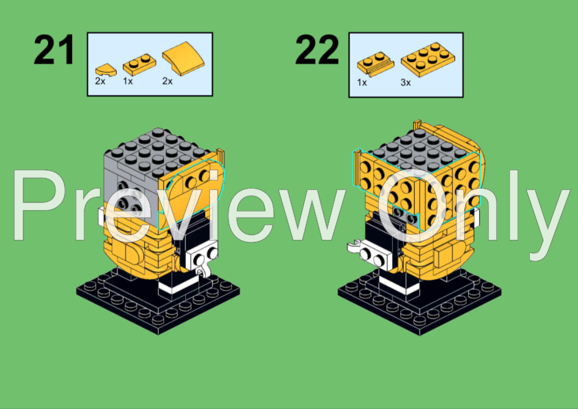 LEGO MOC Mr. Peanut Brickheadz by Penguins and plastic | Rebrickable ...