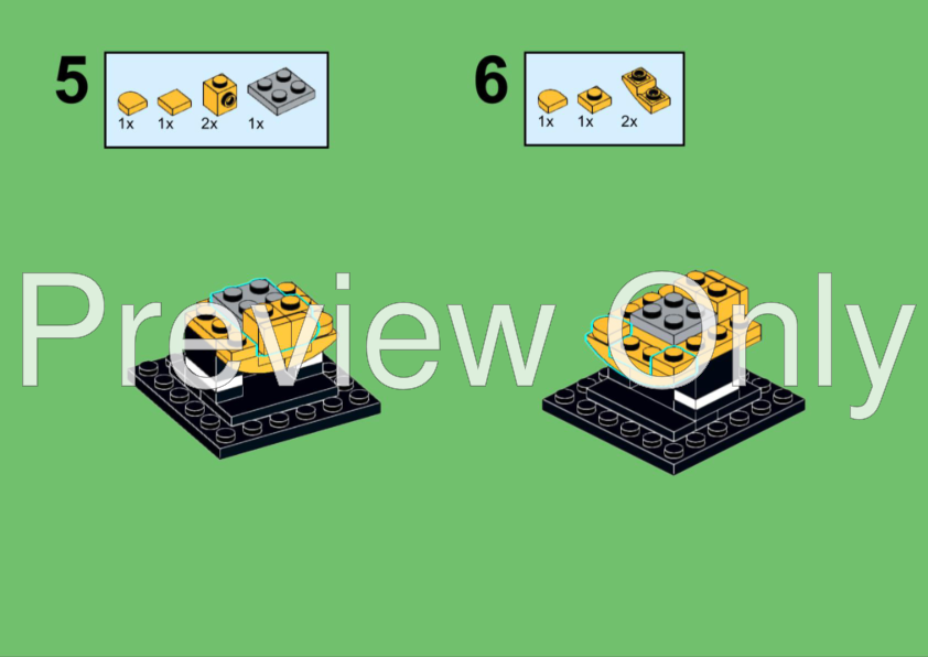 LEGO MOC Mr. Peanut Brickheadz by Penguins and plastic | Rebrickable ...