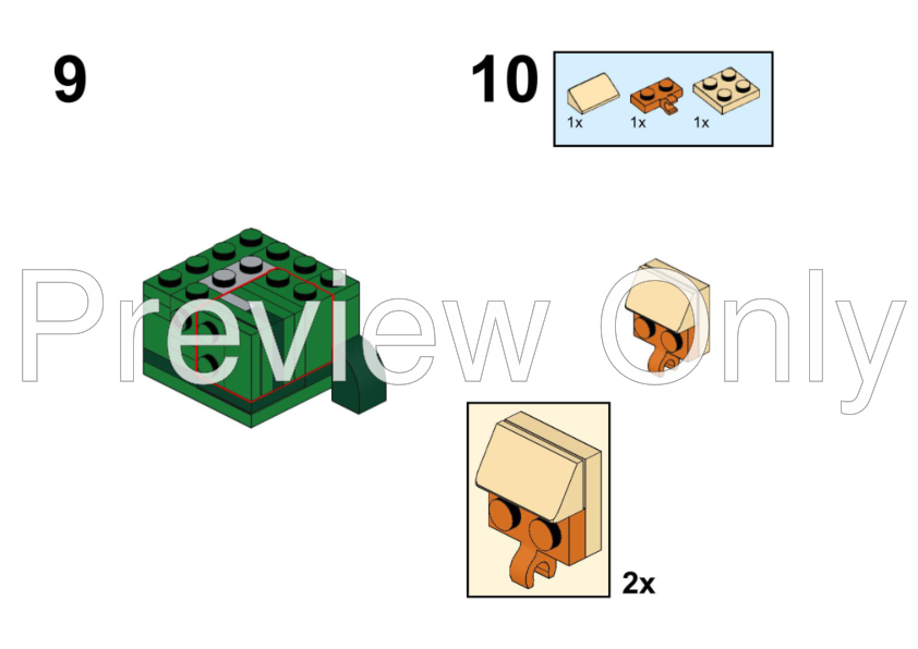 LEGO MOC Cai the Cabbage Merchant by M_Square | Rebrickable - Build ...