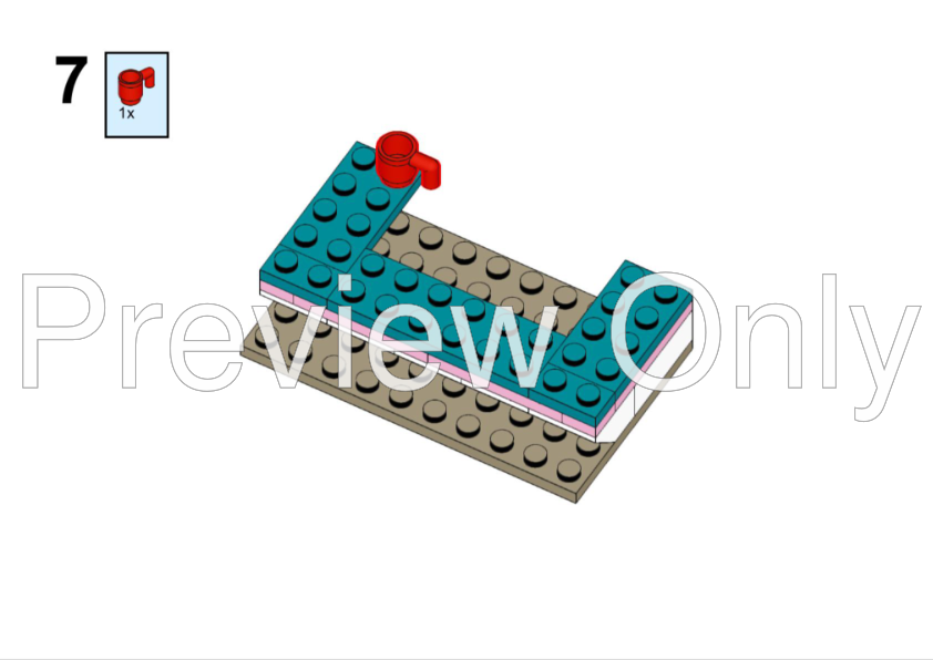 Lego Moc Donut Stand By Gabizon Rebrickable Build With Lego