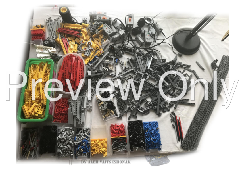 LEGO MOC Liebherr LR 11000 Crawler Crane by OleJka | Rebrickable ...