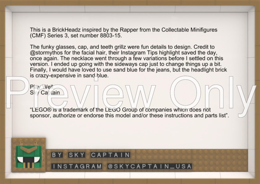 LEGO MOC Rapper by SkyCaptain | Rebrickable - Build with LEGO