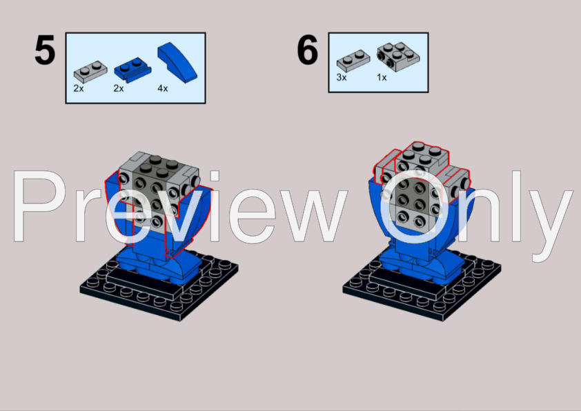 LEGO MOC Charlie the Tuna Brickheadz by Penguins and plastic ...