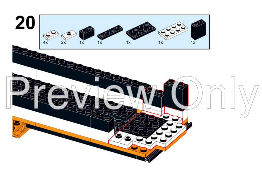 LEGO MOC TGV Sud-Est Economy Class Articulated Jacobs bogie Horizon ...
