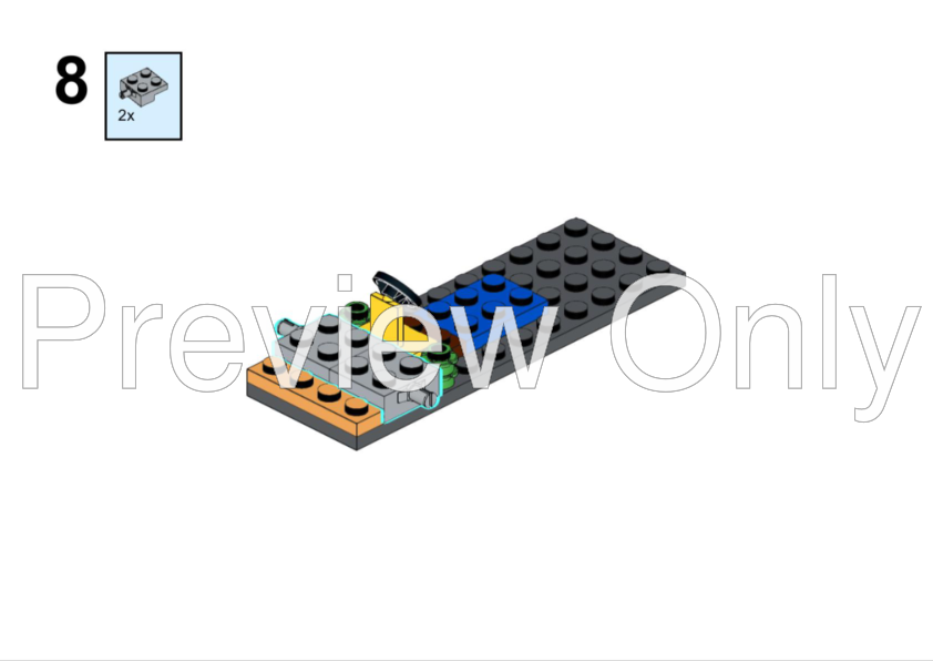 LEGO MOC 60404-7 Pick-up by n2brick | Rebrickable - Build with LEGO