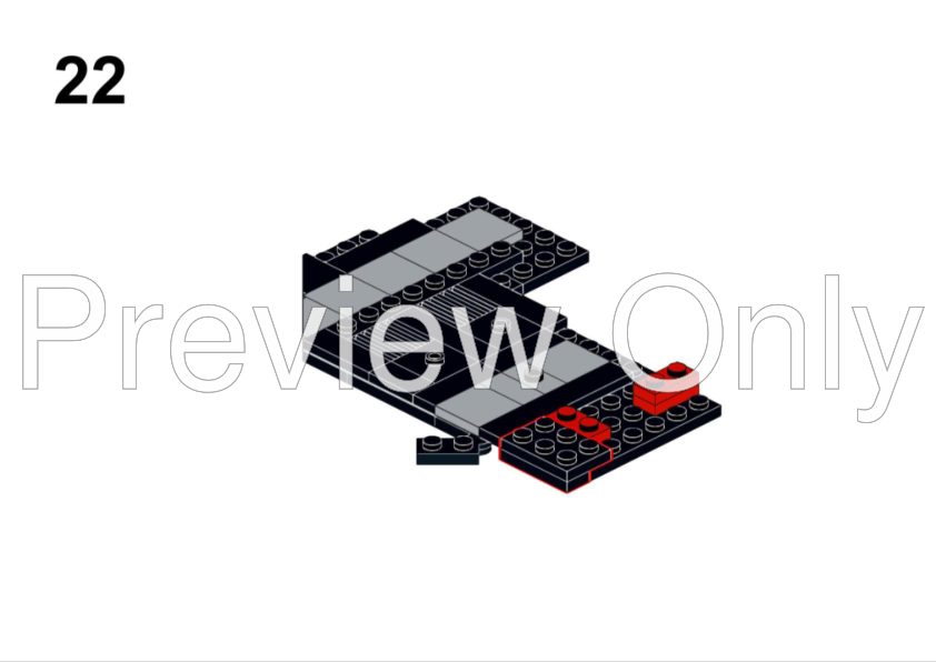 LEGO MOC Diorama Display Stand for 75356 Executor by Tile-(R)-Tom ...