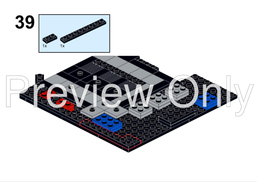 LEGO MOC Diorama Display Stand for 75356 Executor by Tile-(R)-Tom ...