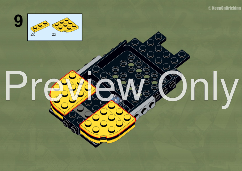 LEGO MOC 76924 Air M G by Keep On Bricking | Rebrickable - Build with LEGO