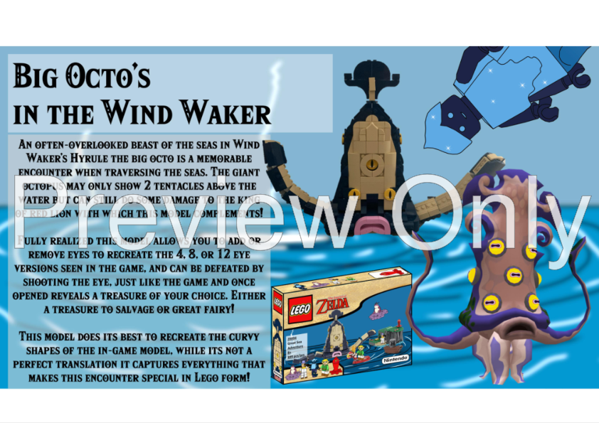 LEGO MOC Big Octo - Wind Waker by octane thermoplastic | Rebrickable ...