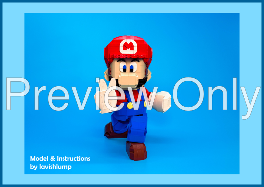 LEGO MOC Super Mario 64 - Posable Figure by lavishlump | Rebrickable ...