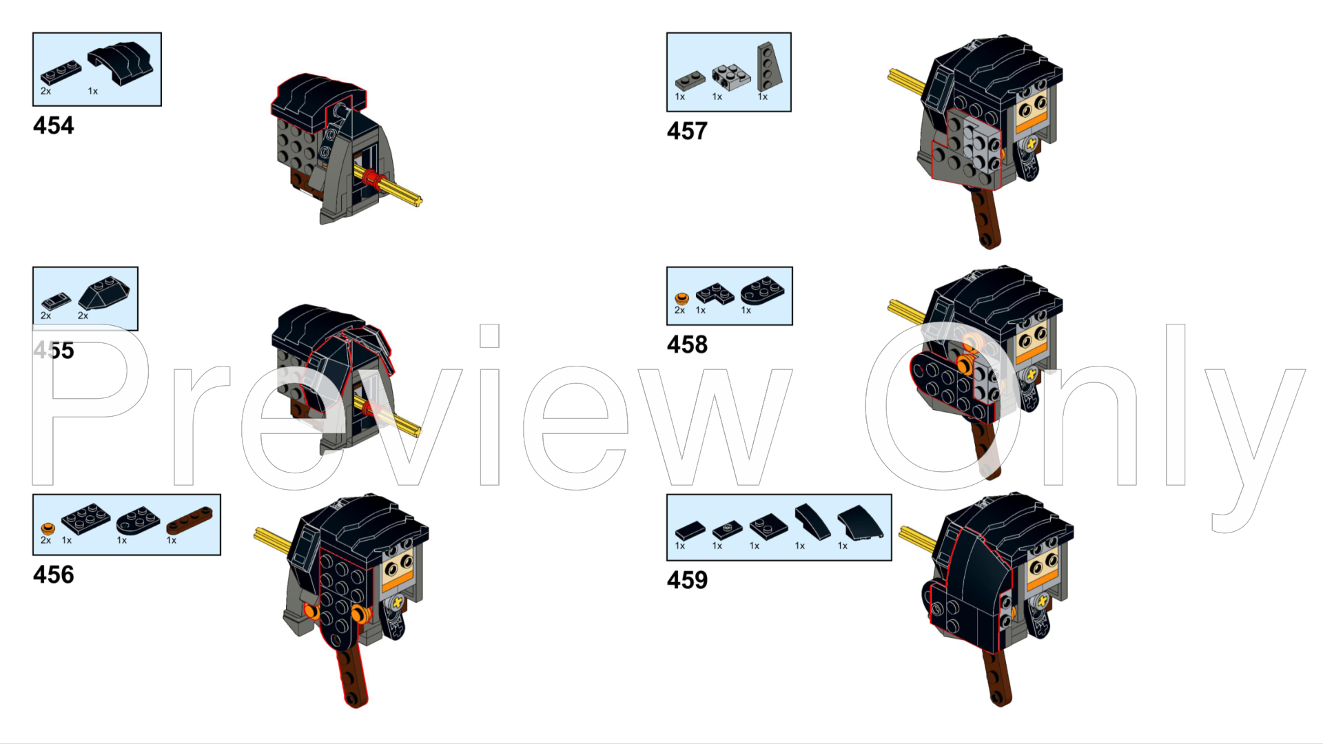 LEGO MOC Atlas BattleMech by lazyguineapig | Rebrickable - Build with LEGO