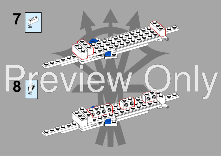 LEGO MOC-188861 Mirage 2000-01 Prototype (1:58) by BricksByTAS ...
