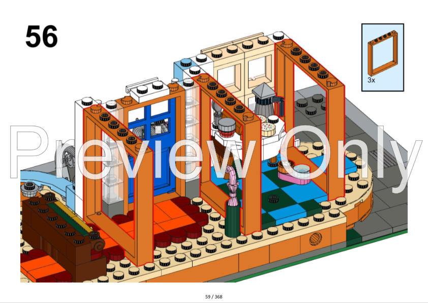 LEGO MOC Friends Castle Modular Version by Colorful Brick | Rebrickable ...
