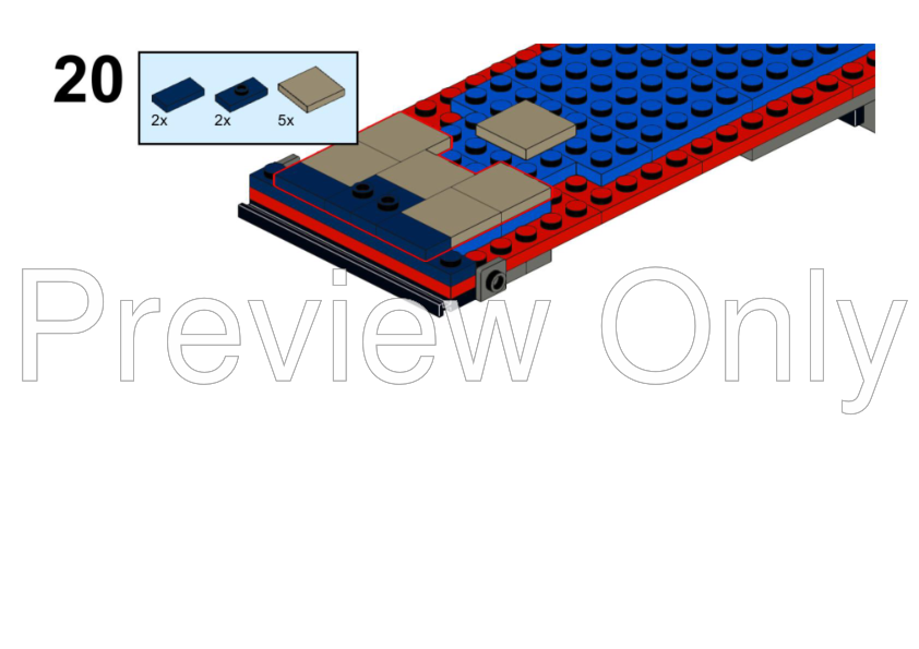 LEGO MOC North American Passenger Train Amtrak Dome Car #2 of 4 by ...