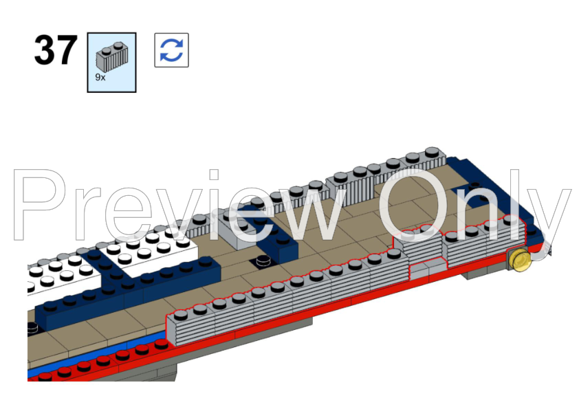 LEGO MOC North American Passenger Train Amtrak Dome Car #2 of 4 by ...