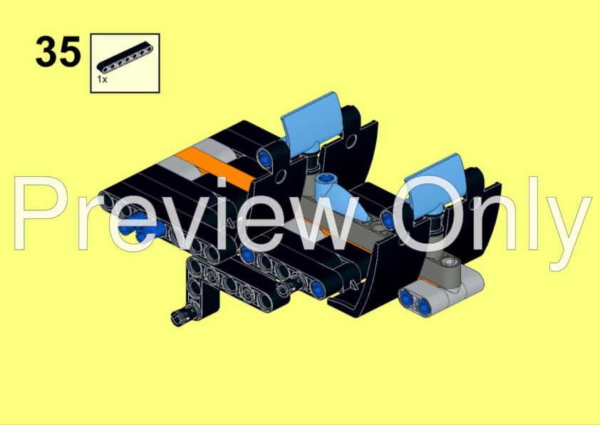 LEGO MOC 66712 - 4WD Quad by LegoOri | Rebrickable - Build with LEGO