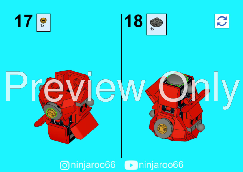 LEGO MOC Lava-Scout-Mech by ninjaroo66 | Rebrickable - Build with LEGO