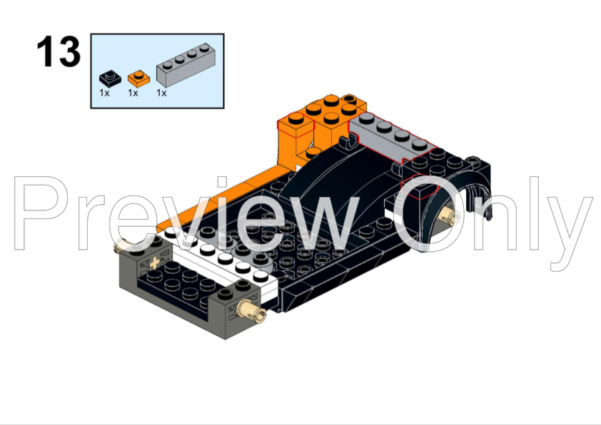 LEGO MOC 1970 Oldsmobile 442 Custom by toms8wides | Rebrickable - Build ...