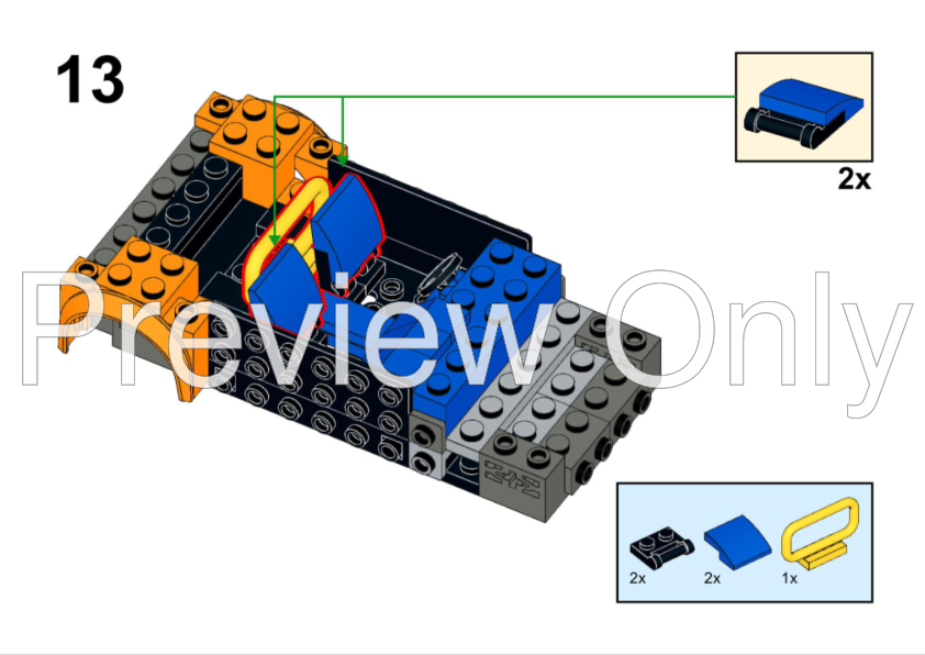 LEGO MOC-189005 Brian's Supra by Maiku__san | Rebrickable - Build with LEGO