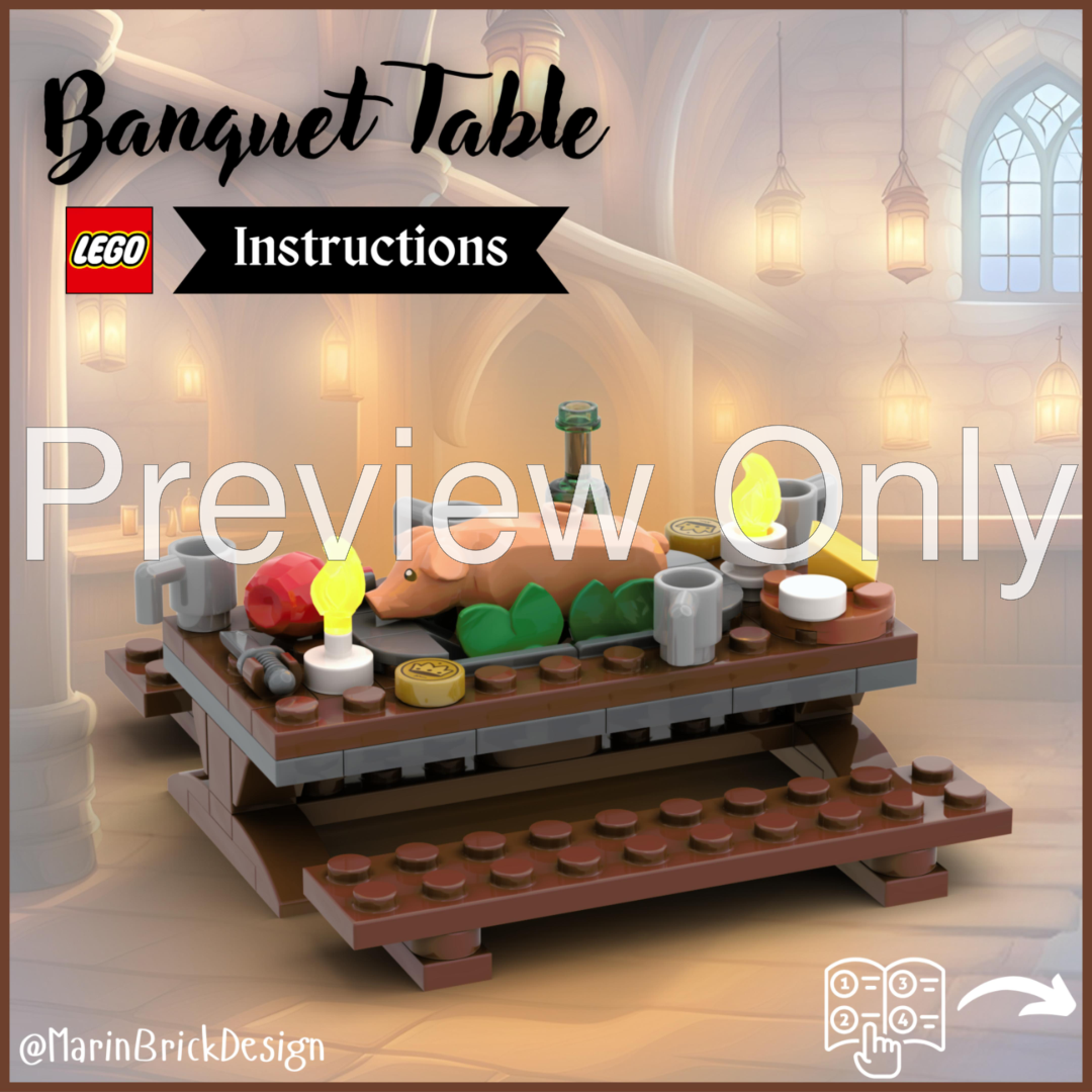 LEGO MOC Tavern Pack - Medieval Fantasy scenery props lego moc ...