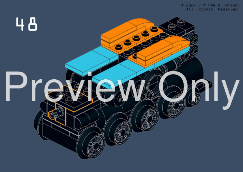 Lego Moc Nuclear Train Fallout Game By Mfan8 Rebrickable Build
