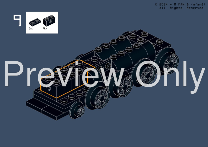 LEGO MOC Nuclear Train - Fallout game by m_fan_8 | Rebrickable - Build ...