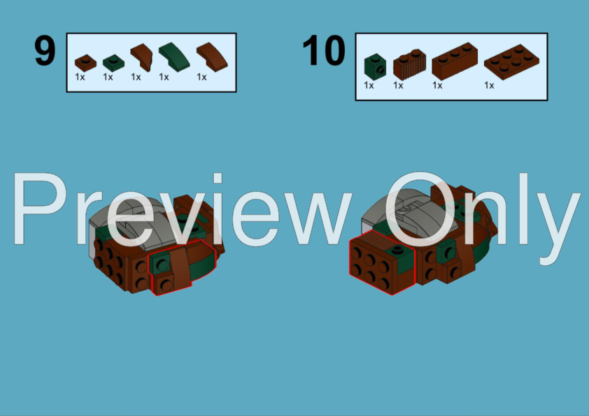 LEGO MOC Bali Myna by Penguins and plastic | Rebrickable - Build with LEGO