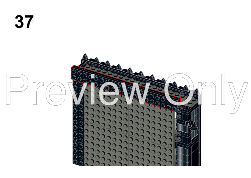 LEGO MOC LOTR Black Gate by Tigerton_bricks | Rebrickable - Build with LEGO