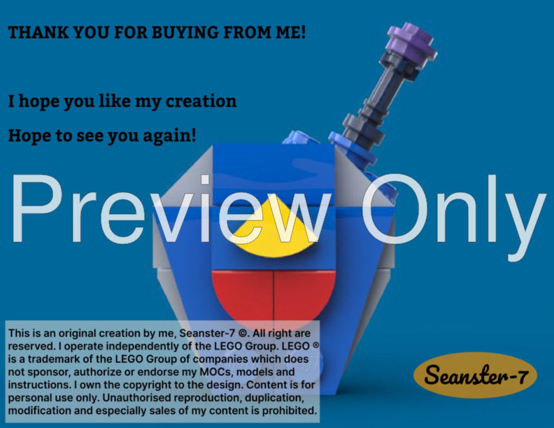 LEGO MOC OOT Zelda Brickheadz by Seanster-7 | Rebrickable - Build with LEGO