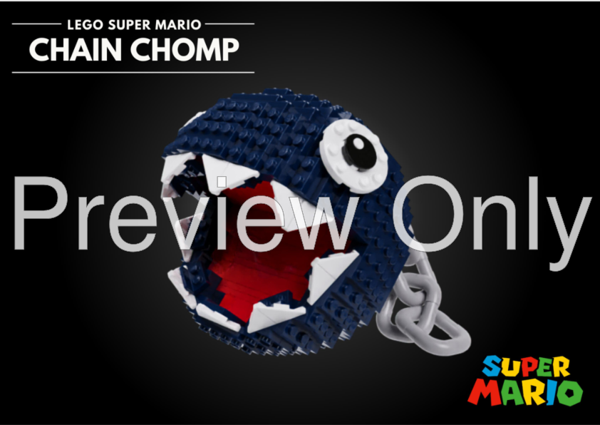 LEGO MOC Chain Chomp by KraftyKoopa | Rebrickable - Build with LEGO