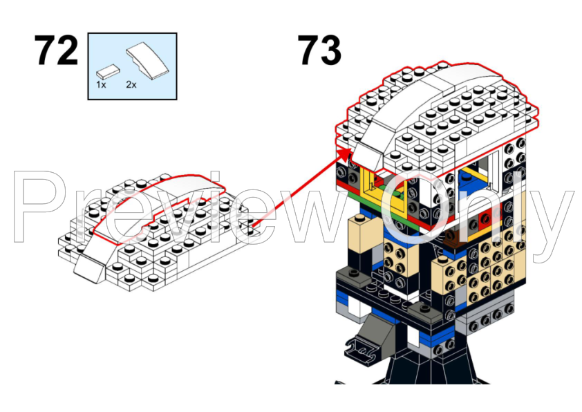 LEGO MOC Helmet Clone Boost by Alex_BricKartuss | Rebrickable - Build ...