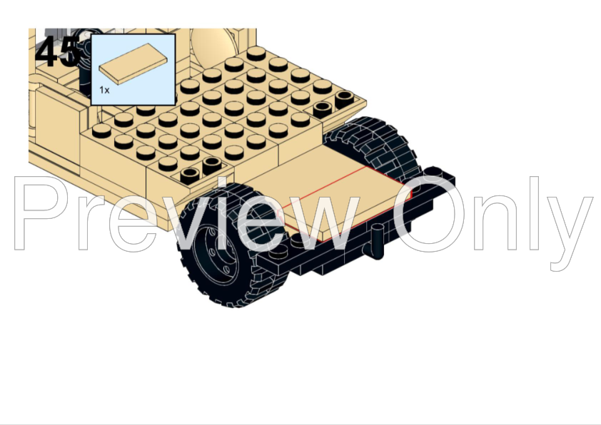 Lego Moc Cppi Humvee And Trailer Us Army Mobile Command Post And