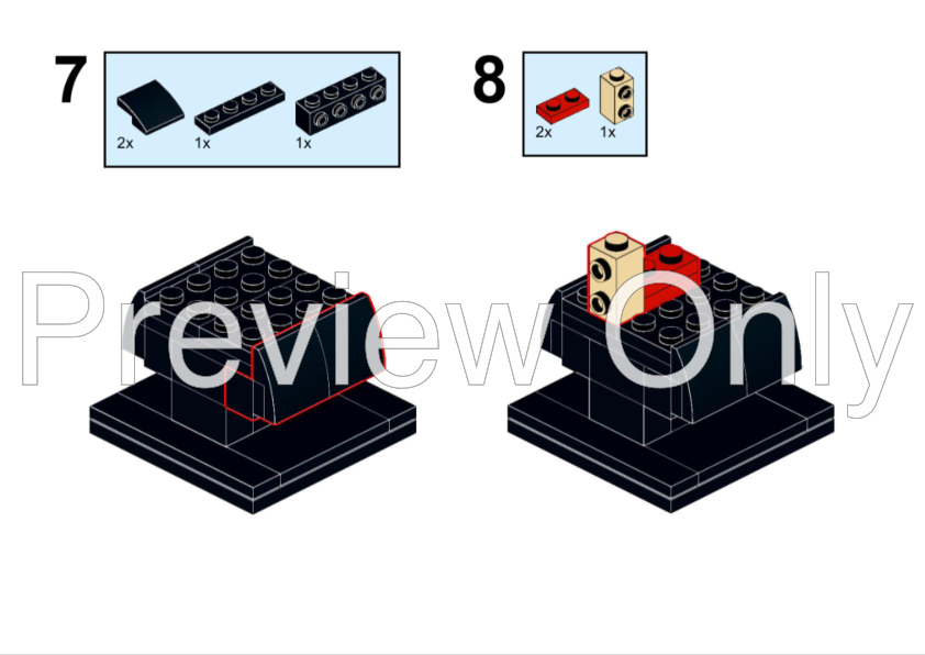 LEGO MOC BrickheadZ Ghostface by skmoc | Rebrickable - Build with LEGO