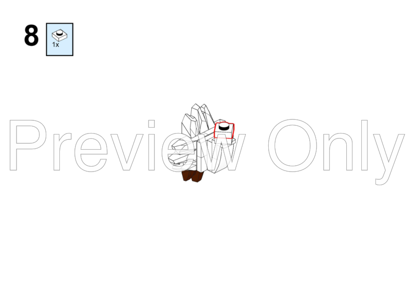 LEGO MOC Griffon Vulture (Gyps fulvus) by DiegoFontana | Rebrickable ...