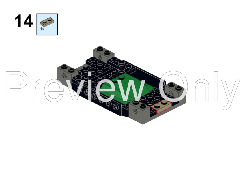 LEGO MOC 76925-1 Classic Truck by n2brick | Rebrickable - Build with LEGO