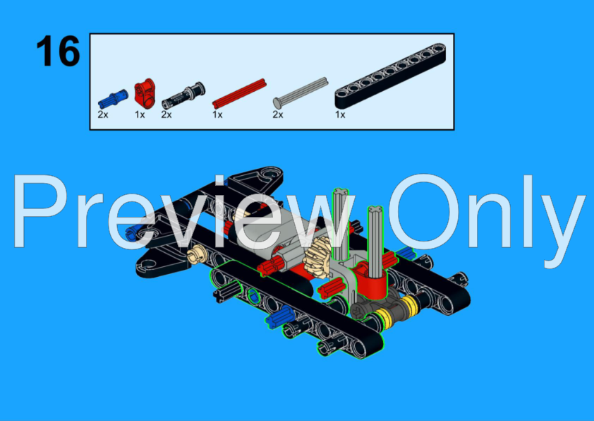 Lego Moc 42160 Mini By Synapsido Rebrickable Build With Lego
