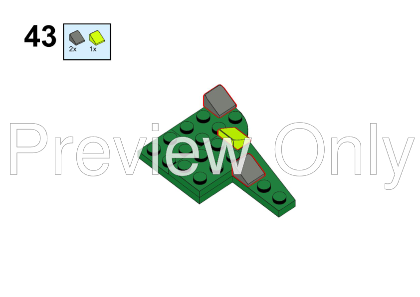 LEGO MOC British plane Harrier Gr3 lego minifigure scale by Pabluas ...