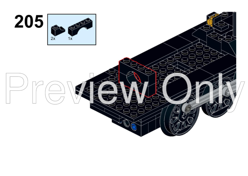 LEGO MOC WD Austerity 2-8-0 BR Black by JPCreations | Rebrickable ...