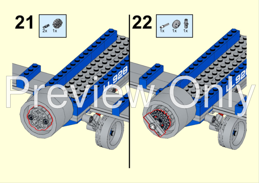 LEGO MOC 10497 Alt Build- Biplane Orbital Dropper (Benny the Space ...