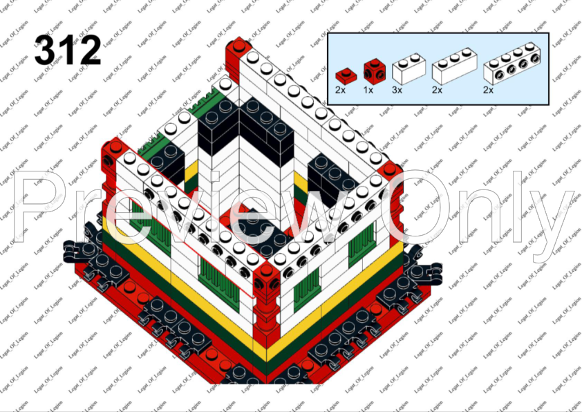 LEGO MOC Samurai Temple #3 by Legat_Of_Legion | Rebrickable - Build ...