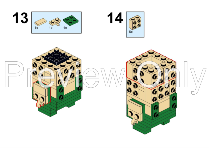 LEGO MOC Poison Ivy BrickHeadz by IndianaJones81 | Rebrickable - Build ...