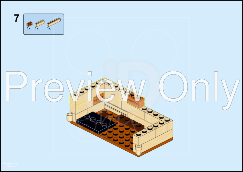 LEGO MOC Minifigure Display Case - Dumble dore's Office by JD Bricks ...