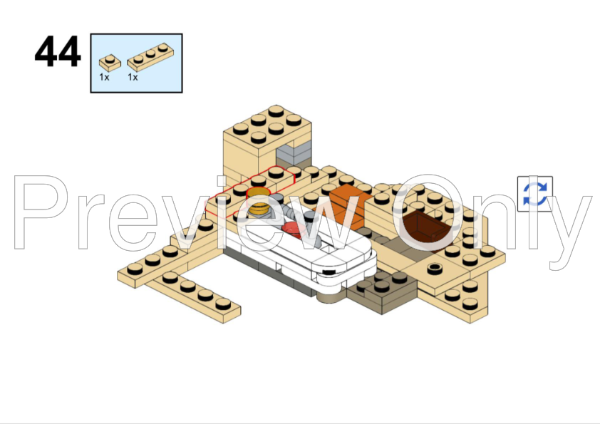 LEGO MOC Mini Mos Eisley Cantina by christromans | Rebrickable - Build with LEGO
